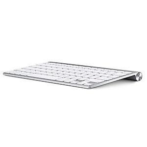 Apple Wireless Keyboard with Bluetooth - Silver (Renewed)