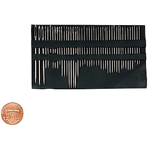 SINGER 01125 Assorted Hand Needles - Betweens, Chenille, Darners, Embroidery, Sharps & Tapestry, Assorted Sizes, 45-Count