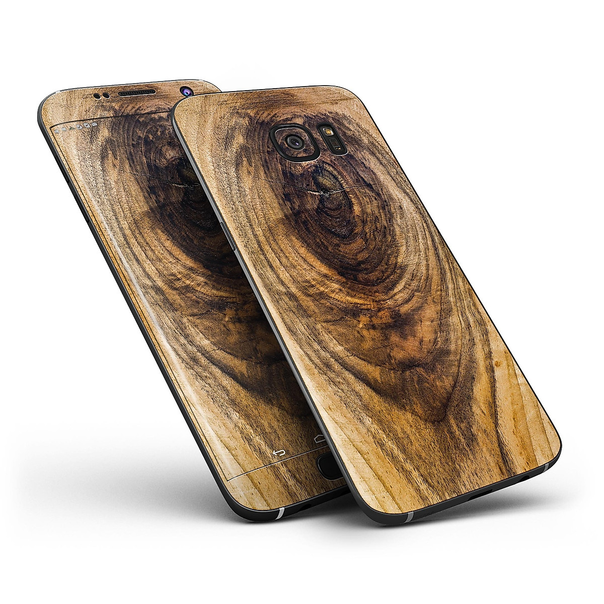 Design Skinz Design Skinz Light Knotted Woodgrain Full-Body Wrap Decal Skin-Kit for The Galaxy S7