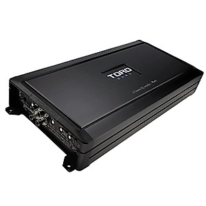 TORO TECH – RX4S, 80 Watts x 4 RMS @ 4 Ohm / 4 Channel Car Amplifier, Sound Quality Class A/B Design, Built-in Auto Sensing Turn-On, Full Range Speaker or Subwoofer Amplifier