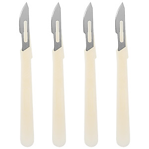 Luxshiny 4pcs Bread Lame Bread Cutter Baking Cutter Bread Cutting Tools Bread Curve Cutter Sourdough Bread Knife Razor Dough Scoring Knife for Home Bakery