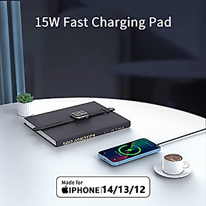 Magnetic Wireless Charger, CYSPO 15W Fast Wireless Charging Pad for iPhone 14 Pro Max/14 Plus/14 Pro/14/13 Pro Max/13 Pro/13/13 Mini/12 Pro Max/12 Pro/12/12 Mini, Mag-Safe Charger, Aluminum