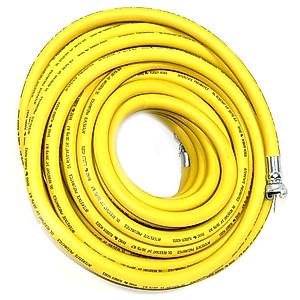 Interstate Pneumatics HJ59-050E Jack Hammer Yellow Rubber Hose 3/4 Inch x 50 Feet 300 PSI