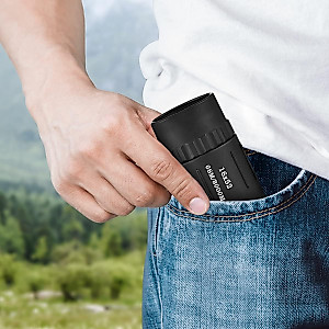 PankooMonocular 16X52 Hd Monocular for Adults-FMC Compact Monocular Handheld monocular Telescope for Birds Watching, Wildlife, Concert,Focus Scope with Wrist Strap, Gifts for Children