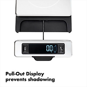 OXO Good Grips 11-Pound Stainless Steel Food Scale with Pull-Out Display