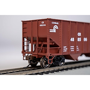 Bethlehem Steel 100-Ton Three-Bay Hopper - CONRAIL #488506 - HO Scale