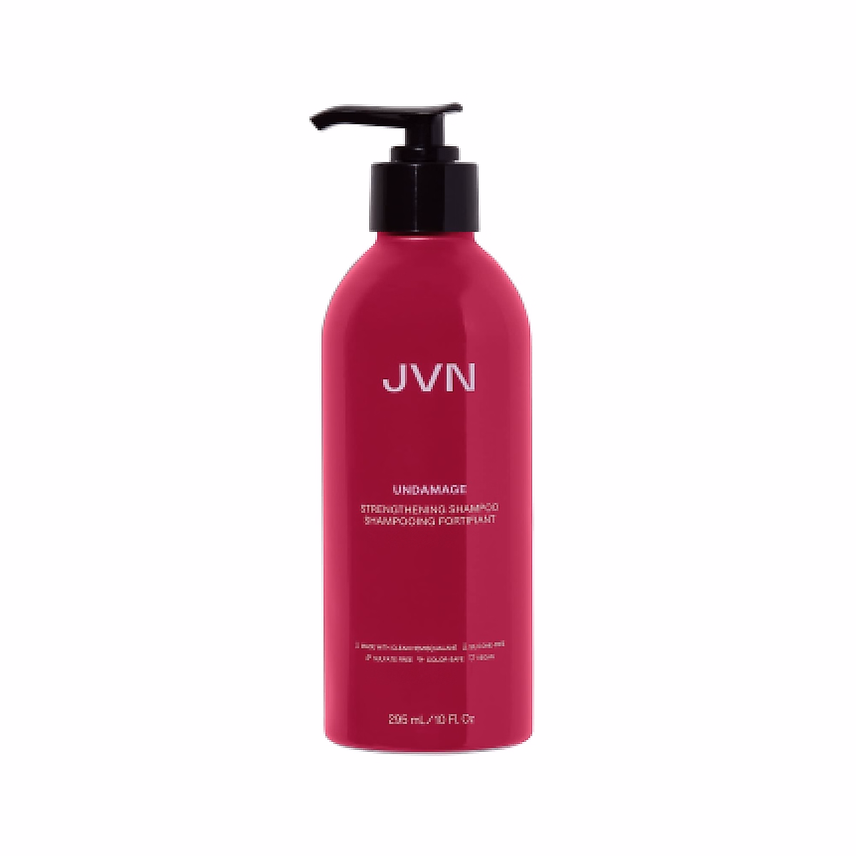JVN Undamage Strengthening Shampoo, Reparative Shampoo for Dry Hair, Smooths Strands and Repairs Hair, Sulfate Free (10 Fl Oz)