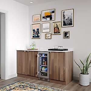 Avallon ABR152SGRH 15 Inch Wide 86 Can Beverage Center with LED Lighting