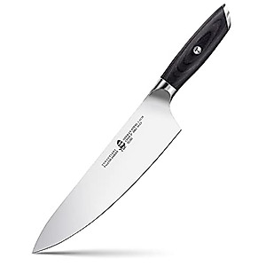 TUO Chef Knife 8 inch - Kitchen Chef Cooking Knife Japanese Gyuto Knife - German HC Steel with Pakkawood Handle - FALCON SERIES with Gift Box