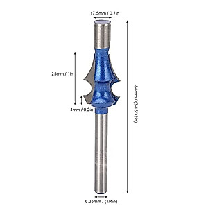 Spiral Flush End Mill, Spiral Flush Trim Router Bit for Woodworking Stable Rotation for Cutting