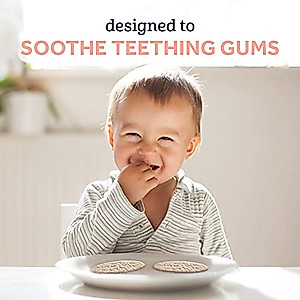 Gerber Snacks for Baby Teethers, Gentle Teething Wafers, Banana Peach, 1.7 Ounce, 12 Count Box (Pack of 6)