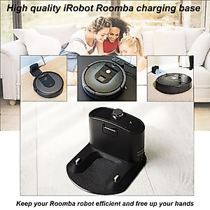 Roomba Charger Dock, Roomba Docking Station, Roomba Charging Base,Compatible with irobot Roomba Charger Base e5 e6 i1 i3 i4 i6 i7 i8 500 600 700 800 900 Series Charger 4452369 17064 17170 ADF-N1