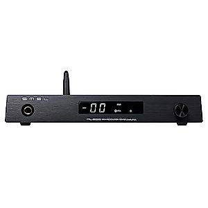 S.M.S.L AL200 Stereo Integrated Amplifier, 2-Channel Class D Audio Headphone Amp, MA5332MS Chip XMOS XU-316 MQA DSD Native 256, RCA/Bluetooth/USB/Coaxial/Optical Input with IR Remote Control