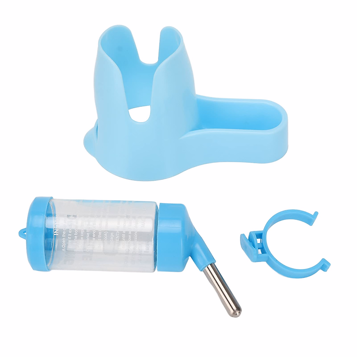 Tnfeeon Hamsters Water Bottle,Hamster Hanging Water Bottle 3 in 1 Hamster Automatic Drinking Dispenser for Small Animals, Dwarf, Gerbil, Chinchilla Cage