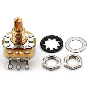 CTS TAOT CUSTOM 525K SHORT Split Shaft Audio Taper Potentiometers - 500K - Set of 4 (4X)