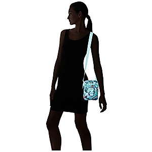 Vera Bradley Women's Recycled Lighten Up Reactive Convertible Belt Bag Sling Crossbody Bag, Paisley Wave Fish, One Size