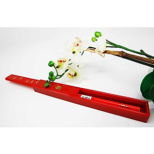 Classy Crane Bird Design Lacquered Chopstick Set With Travel Storage Case