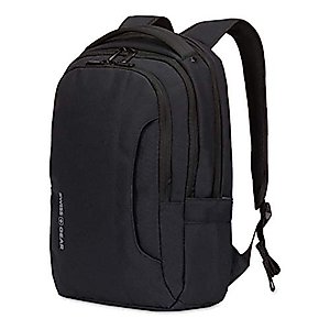 SwissGear 3573 Compact Laptop Backpack, Black, 17-Inch