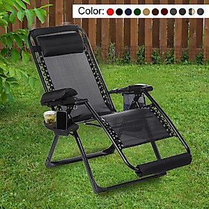 PATIKIL Zero Gravity Chair Pillow, 2 Pack Lounge Chair Headrest Cushion Removable Recliner Replacement Pillow for Beach Picnics, Green