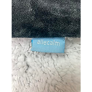allecalm Sherpa Fleece Bed Blanket King Size Super Soft Fuzzy Plush Warm Cozy Fluffy Microfiber Couch Throw Velvet Double Reversible Luxurious Blankets for All Season 108x90 inch, Charcoal
