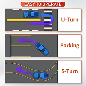 2 Pieces Steering Wheel Knob Spinner Suicide Knobs Steering Wheel 360 Degrees Rotation Tractor Accessories for Cars, Trucks, Tractors, Boats, Golf Carts (Black and Brown)