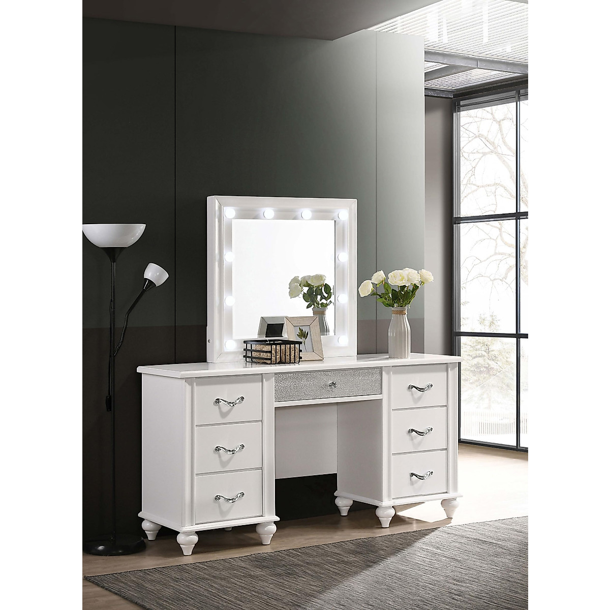 Coaster Home Furnishings Vanity Table & Mirror