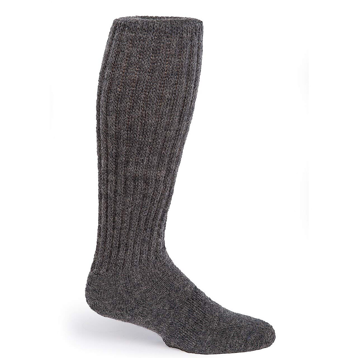 WARRIOR ALPACA SOCKS - Second to None Thick Alpaca Terry Lined Boot Socks - Unisex (1 Pair X-Large, Medium Gray)