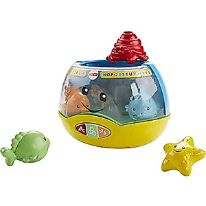 Fisher-Price Laugh & Learn Baby & Toddler Toy Magical Lights Fishbowl With Smart Stages Learning Content For Ages 6+ Months