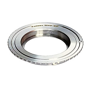 Fotasy Copper M42 Lens to Cannon EF Adapter, 42mm Screw Mount Lens to EFs, Infinity Focus, Compatible with Canon DSLR 6D 5D Mark IV III II 1Ds 1D 7D II 90D 80D 77D 70D 60D 50D 1300D 1200D 1100D 760D