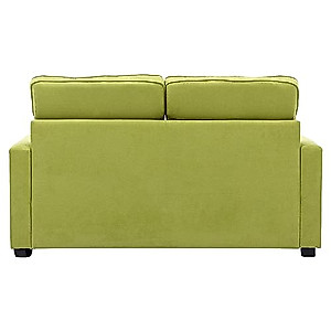 ERYE Modern Convertible Futon Sofa Bed, Adjustable Functional Loveseat Compact Foldable Love Seat,Comfy Sleeper Daybed 3 in1 Recliner Sofa & Couch for Small Space