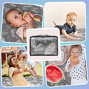 DHZJM Baby Play Mat,71x59 Play mat for Baby,One-Piece Crawling Mat Non Slip Baby Mat for Floor,Tummy Time Mat-Baby Padded Floor mat Compatible for Dripex Baby Playpen-Baby Regustrt Search (Leaves)