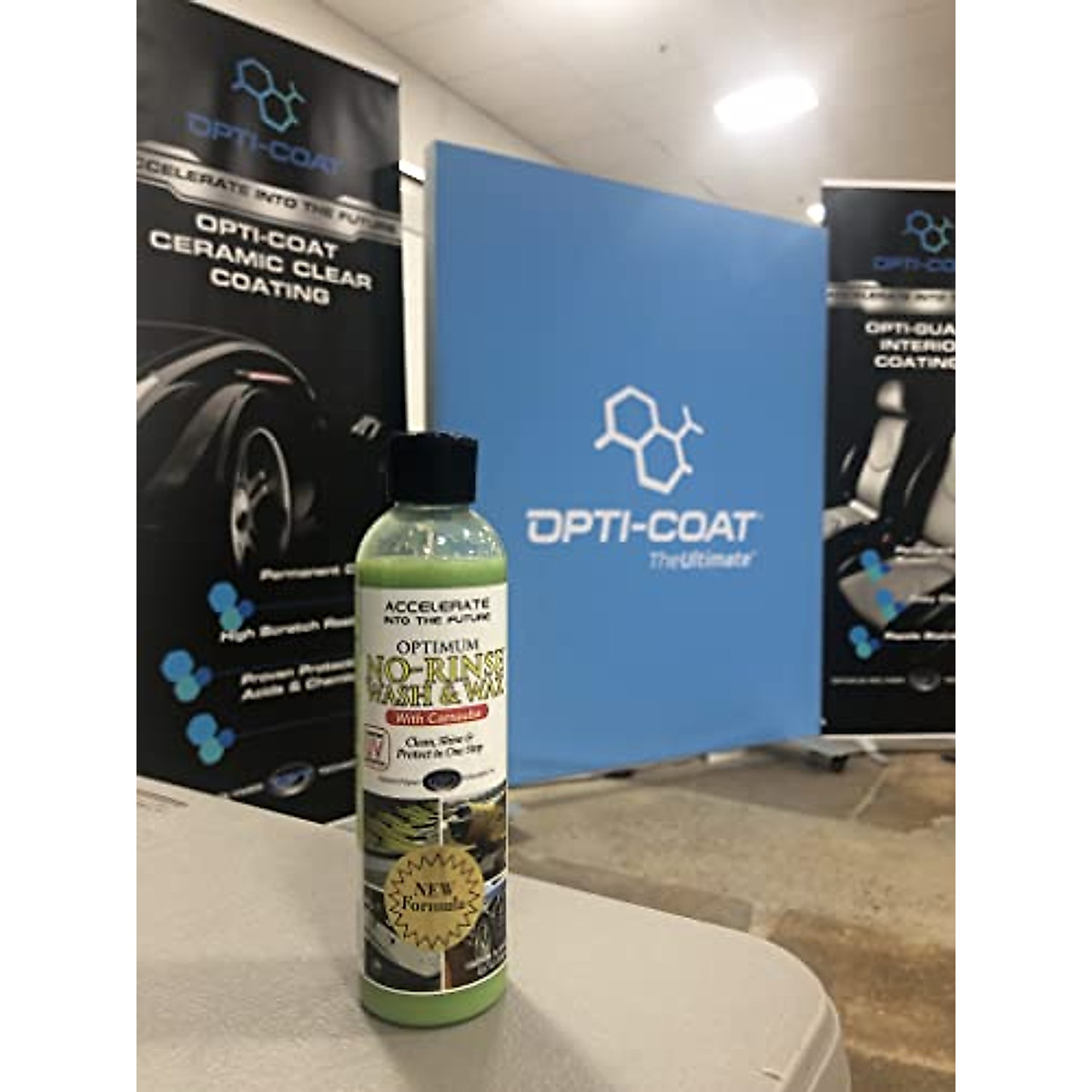 Optimum No Rinse Wash & Wax - 8 oz. Bottle, Exterior Car Cleaner Wax, Optimum Rinseless Car Wash System, Pro Car Care Products, Car Wash with Wax