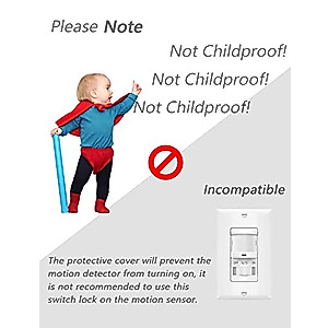 Magnetic Light Switch Guards, ILIVABLE Light Switch and Outlet Cover for Flat Modern Switches, Not Child Proof (Clear, 2 Pack)