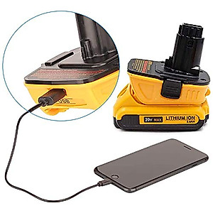 Replacement DCA1820 Battery Adapter Compatible with Dewalt 18V Tools (1 pack)