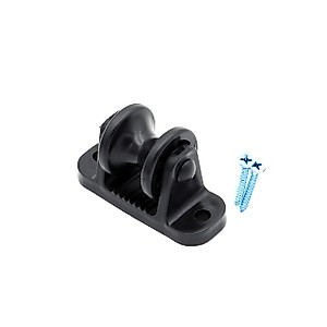 12 Pcs Electric Fence Wood Post Corner Bracket Insulators with Corner Polyrope Plastic Roller Post Insulators