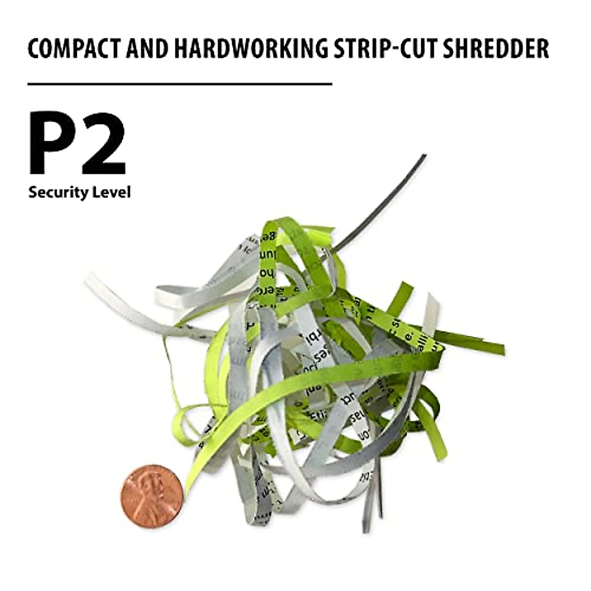 ideal 2503 Strip Cut Centralized Office Paper Shredder, Continuous Operation, 19-21 Sheets, 20 Gallon Bin, Shred Staples/Paper Clips/Credit Cards/CD/DVDs, 3/4 HP Motor, P-2 Security Level