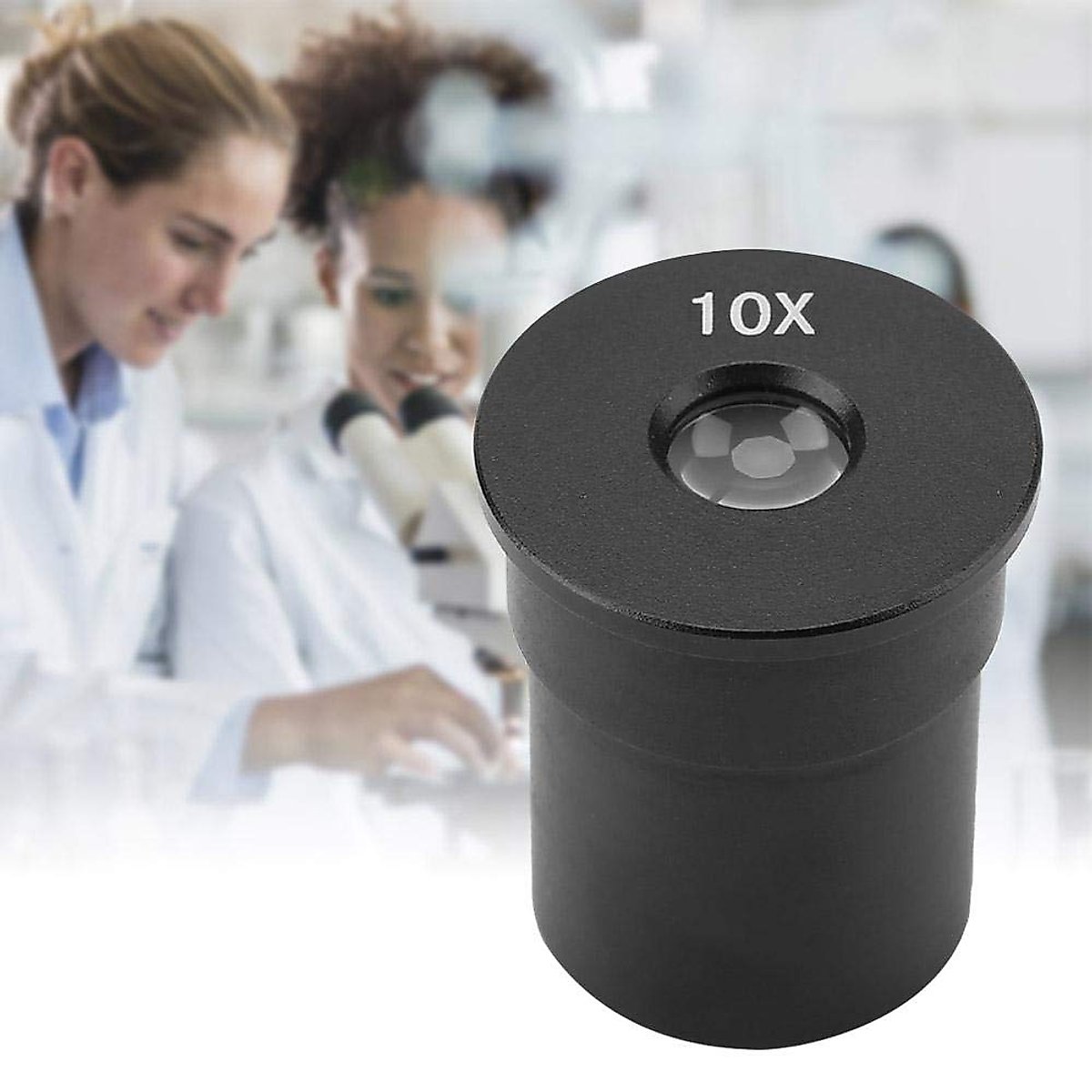 Eyepiece Ocular Lens 10X Microscope Eyepiece Professional Clear Field Widefield for Microscope Telescopes for Lab with Diameter 23.2mm 0.9inch