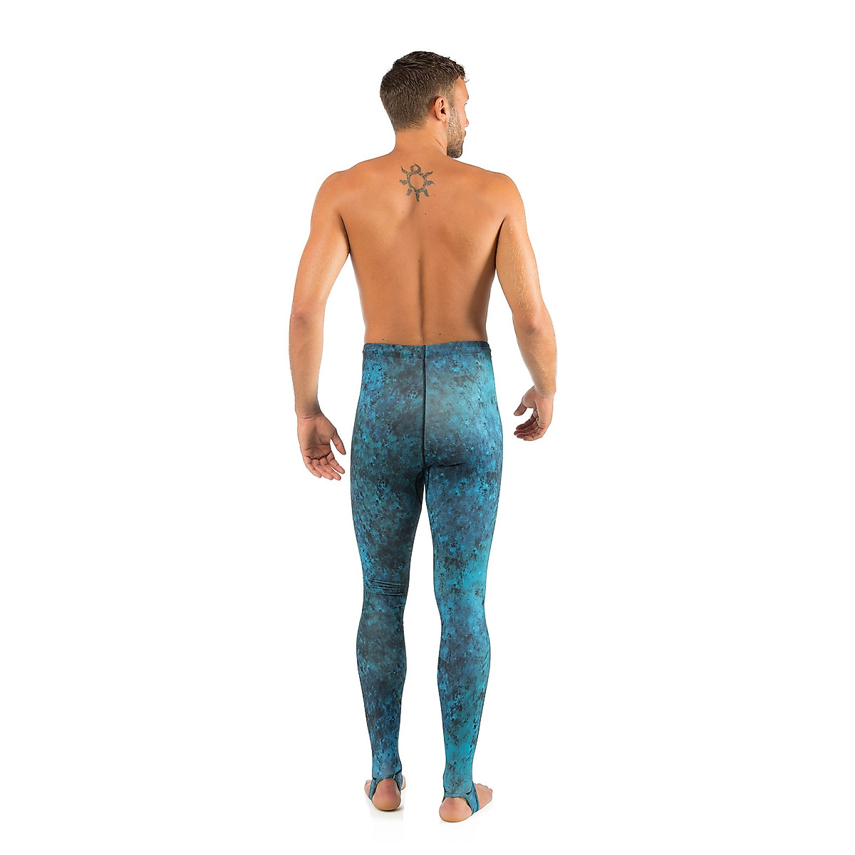 Cressi Hunter Rash Guard Pants, Camo Blue, XL