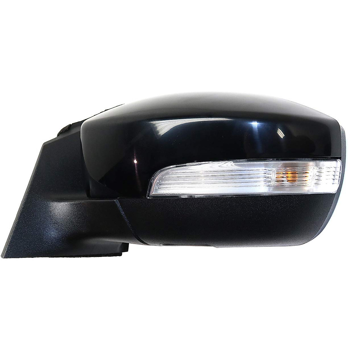 Kool Vue Driver Side Power Heated Mirror for Ford Focus 2012-2014 With Signal Light, Spotter Glass & Puddle Lamp Paintable