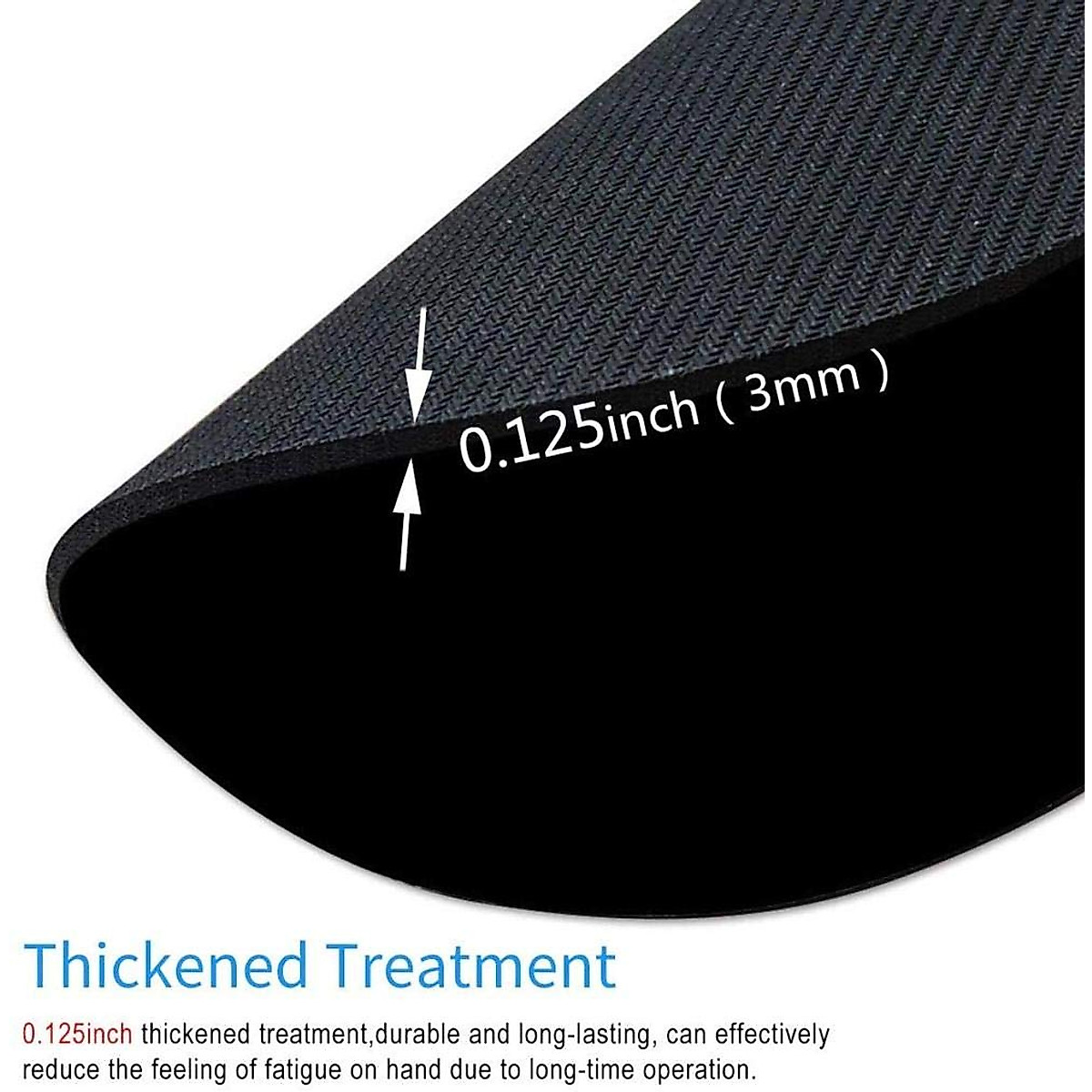 Rose Gold Glitter Ombre Mouse Pad Round Non-Slip Rubber Mousepad Laptop Office Computer Decor Cute Desk Accessories Customized Design Mouse Pad