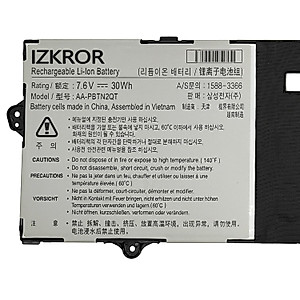 IZKROR AA-PBTN2QT 30Wh 3950mAh Battery Replacement for Samsung Notebook 9 900X3N-K03 900X3N-K04 NP900X3N NP900X3N-K01HK NT900X5Y NT900X5Y-A59A NT900X3N NT900X3Y NT901X5N NT900X5Y Series 7.6V