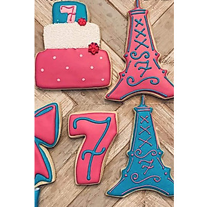 Number Seven/ #7 Cookie Cutter, 3.25" Made in USA by Ann Clark