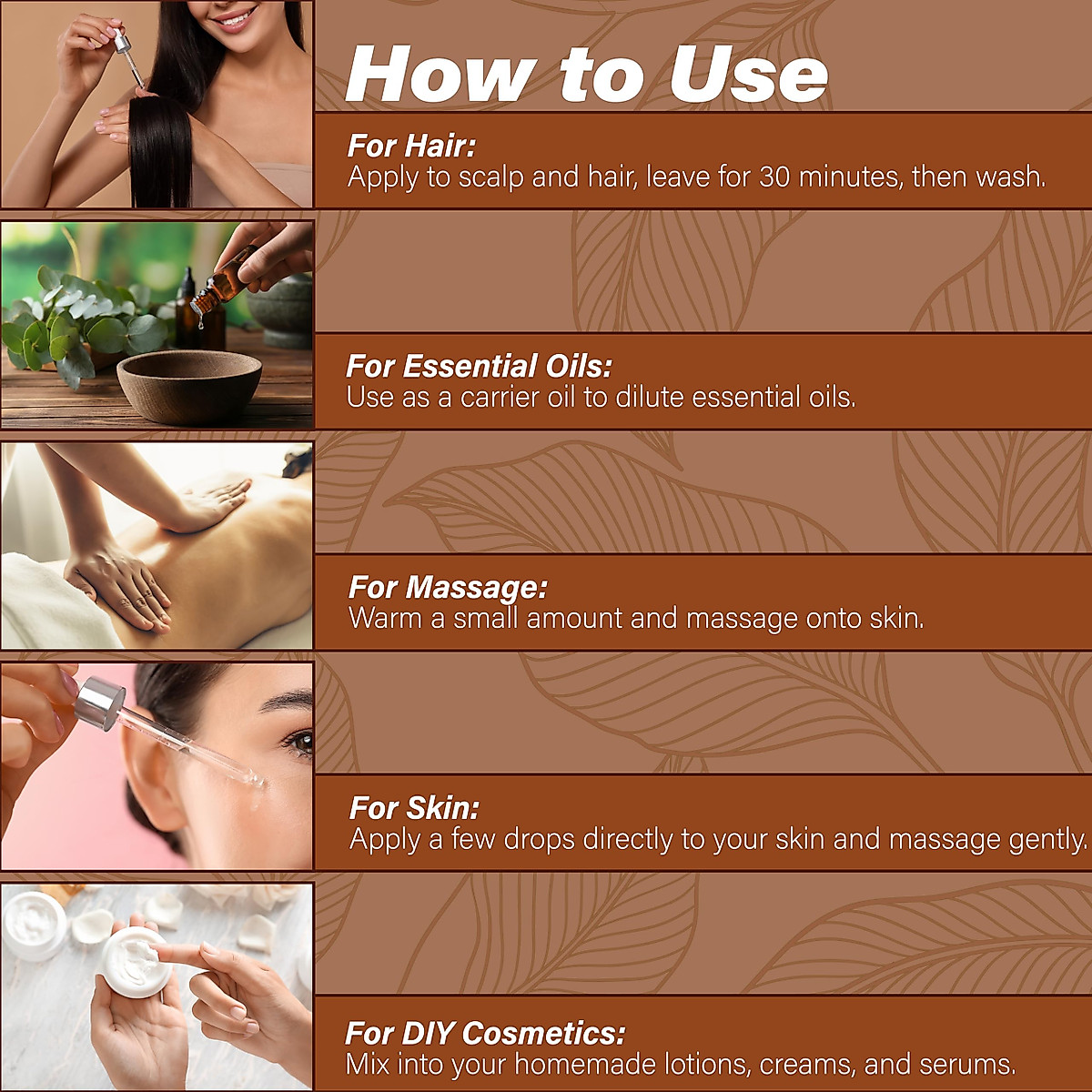 Walnut Oil 4 fl. oz. - Cold Pressed 100% Pure Natural - Skin, Body, Face, and Hair Growth Moisturizer. Great For Creams, Lotions, Lip balm and Soap Making