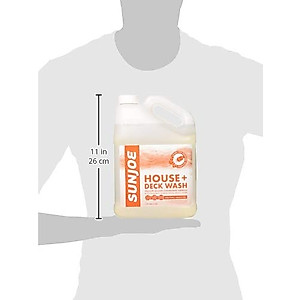 Sun Joe SPX-HDC1G House and Deck All-Purpose Pressure Washer Rated Concentrated Cleaner, 1-Gallon , White