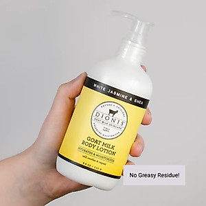 Dionis - Goat Milk Skincare White Jasmine & Shea Scented Lotion (8.5 oz) - Made in the USA - Cruelty-free and Paraben-free