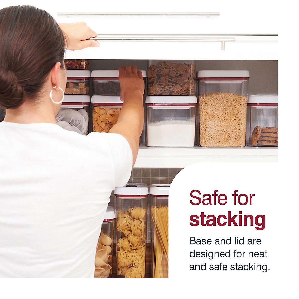 Zyliss Twist & Seal 5-Piece Storage Container Set - Airtight Food Storage Containers - Coffee, Sugar, Cereal, Flour, Pasta and Snack Containers - BPA-Free Food Storage - 5 Pieces