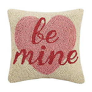 Peking Handicraft 30JES1586C10SQ Be Mine Hook Pillow, 10-inch Square