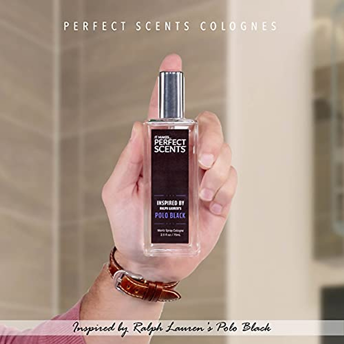 Perfect Scents Fragrances | Inspired by Ralph Lauren's Polo Black | Men’s Eau De Toilette | Vegan, Paraben Free, Phthalate Free | Never Tested on Animals | 2.5 Fluid Ounces