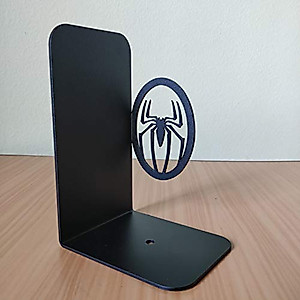 HeavenlyKraft Superhero Decorative Metal Bookend, Non Skid Book End, Book Stopper for Home/Office Decor/Shelves, 5.9 X 3.9 X 3.14 inch per Piece, Support Outside