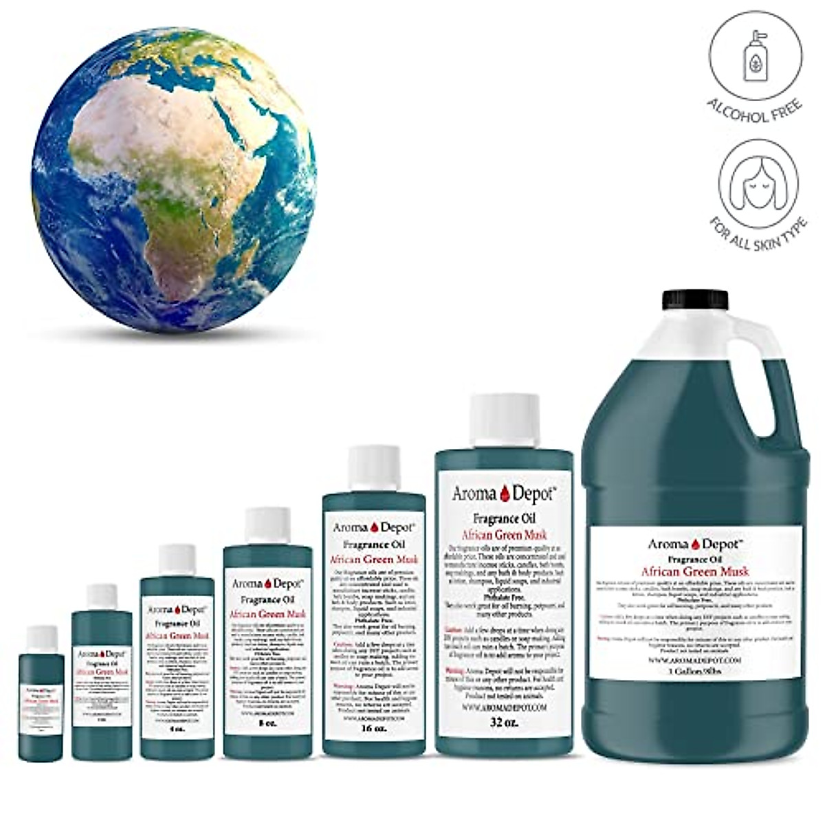 1 oz. African Green Musk Spray Perfume / Skin Body Fragrance Oil. Our Interpretation, Pure-Uncut. Add a Few drops to your Aromatherapy Diffuser. Smell good all day, any day!